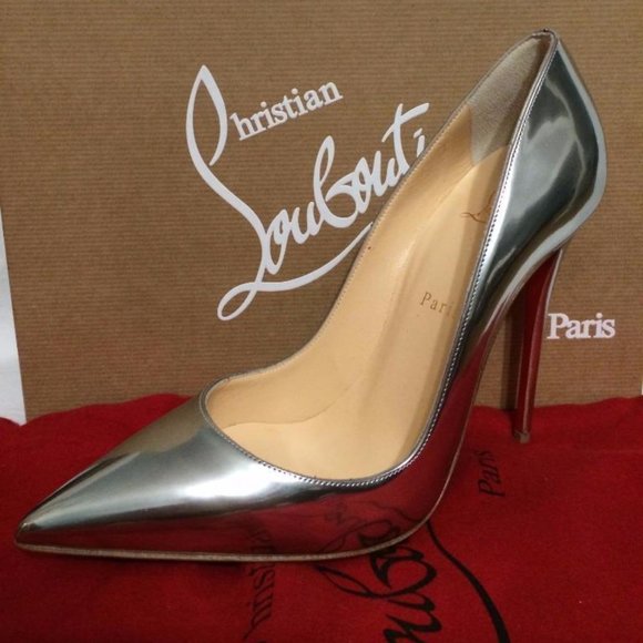 Christian Louboutin | Shoes | Christian Louboutin So Kate 2 Metallic ...